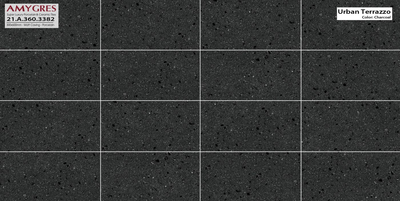 Gạch ốp Lát Á Mỹ 300x600mm Urban Terrazzo 3382 - AMY Tây Hà